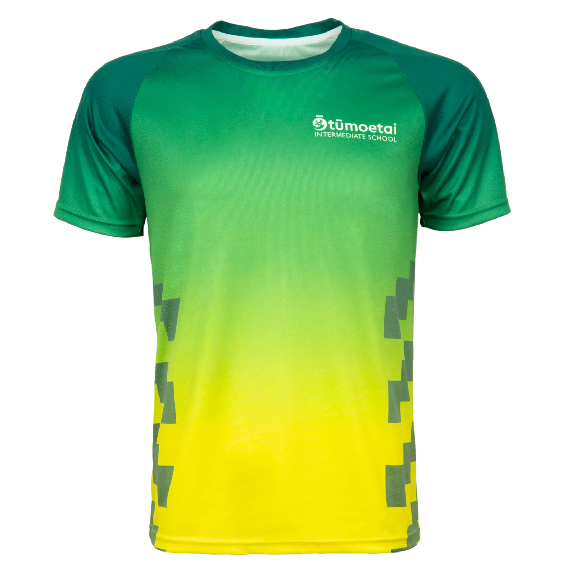 Otumoetai Intermediate School - Green PE Top - ArgyleOnLine